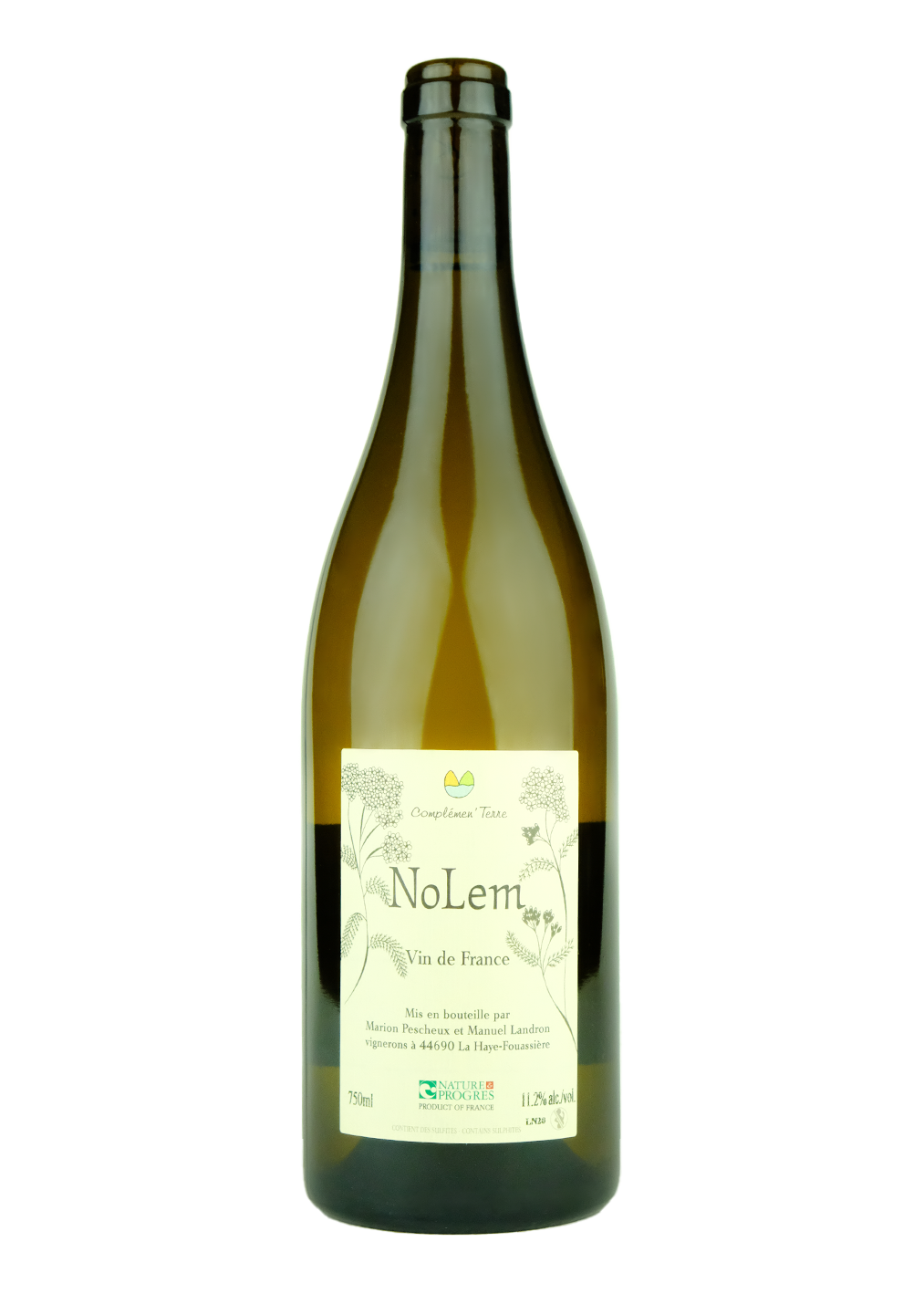 Complemen'terre 2020 NoLem Vin de France (Melon) – Revel Wine